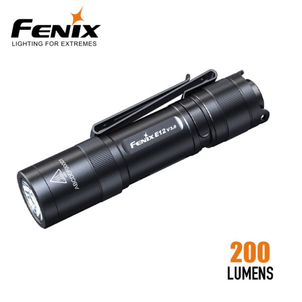 Fenix E12 V3 EDC AA Flashlight | 200 Lumens