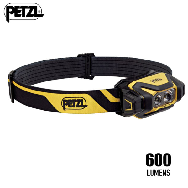 Petzl PIXA R Rechargeable Headlamp | 600 Lumens | Waterproof